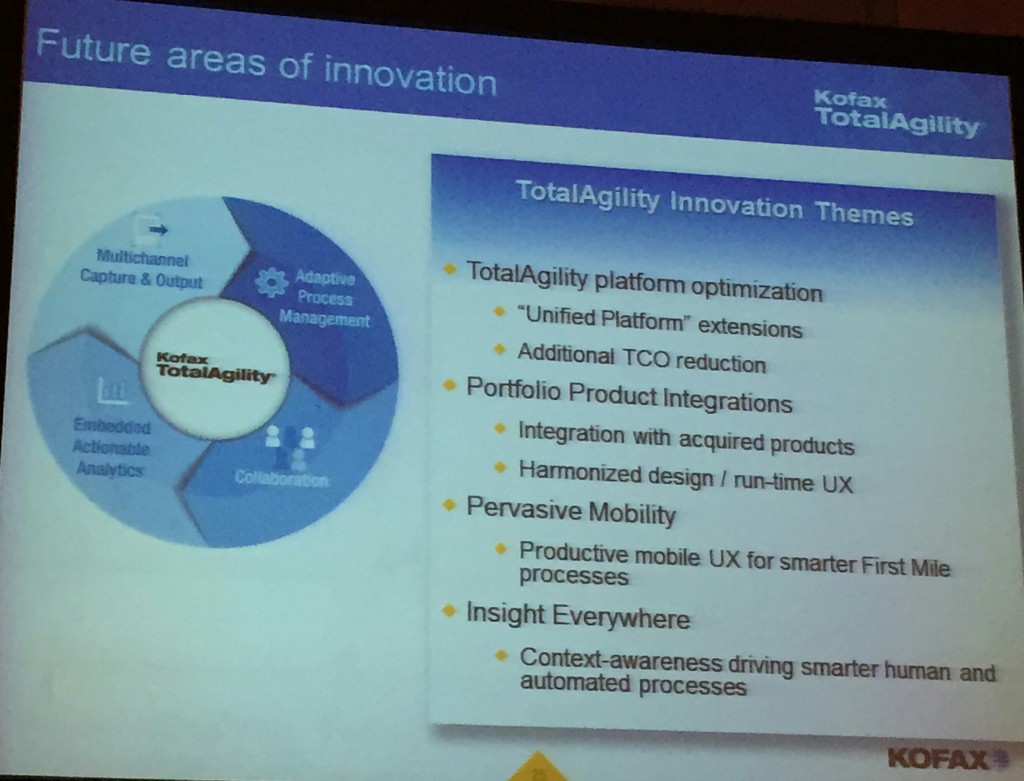 TotalAgility Product Update At KofaxTransform – Column 2