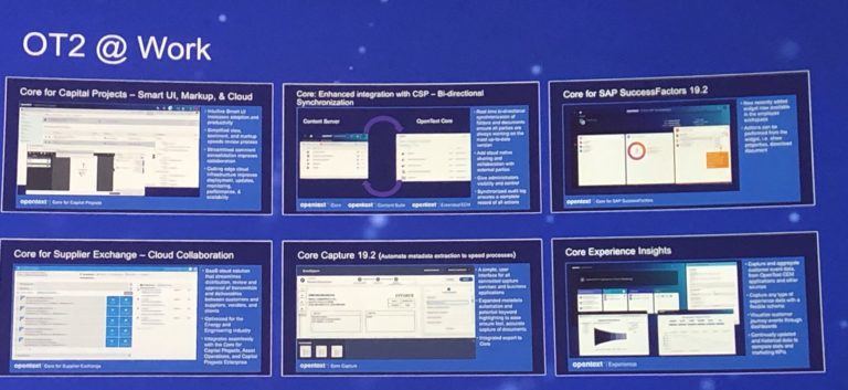 OpenText Enterprise World 2019 day 2: technology keynote – Column 2